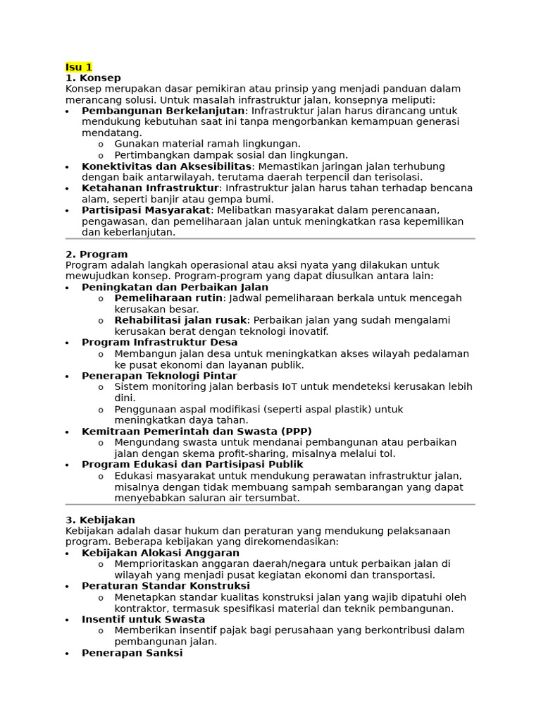 Rekomendasi Berbasis Isu | PDF