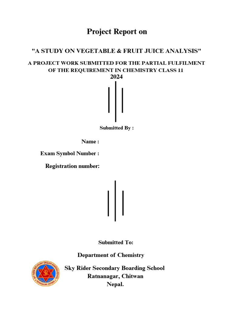 Vegetable and Fruit Juice Analysis Report | PDF | Carrot | Carbohydrates