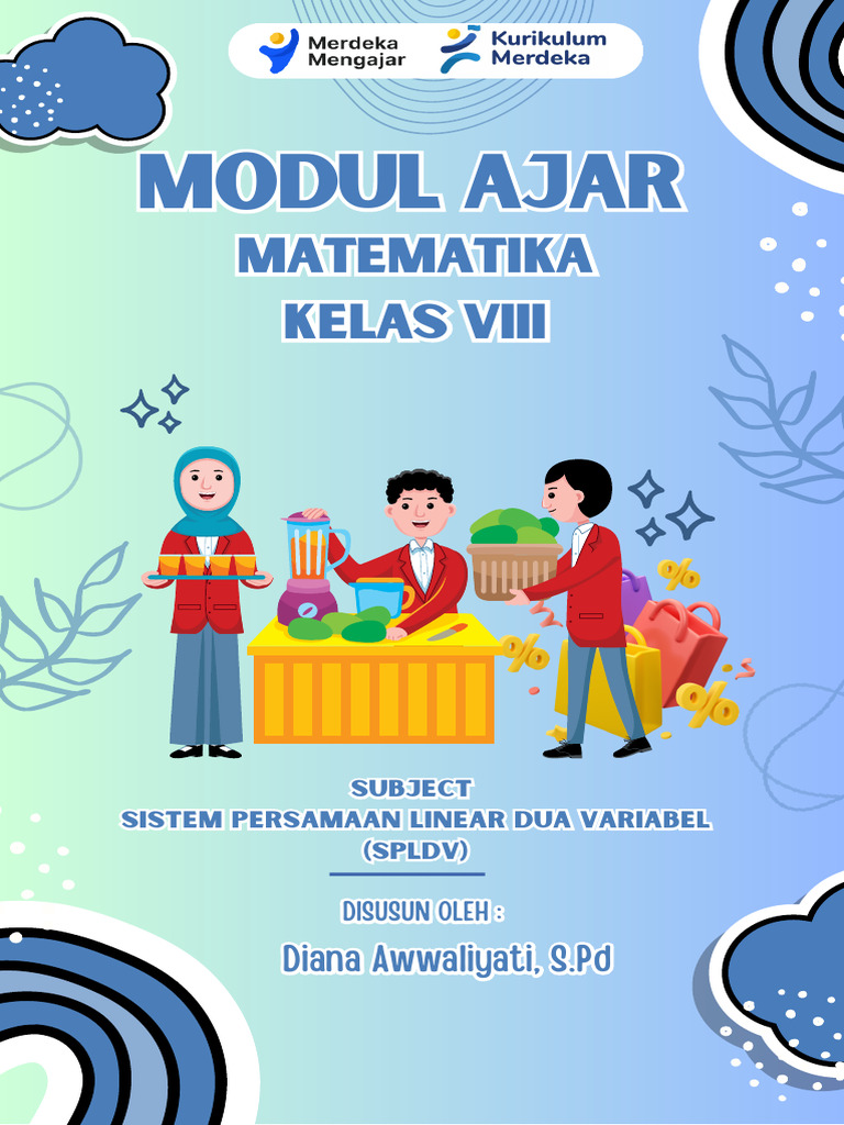 MODUL AJAR Aplikasi SPLDV Dalam Kehidupan (DIANA) | PDF