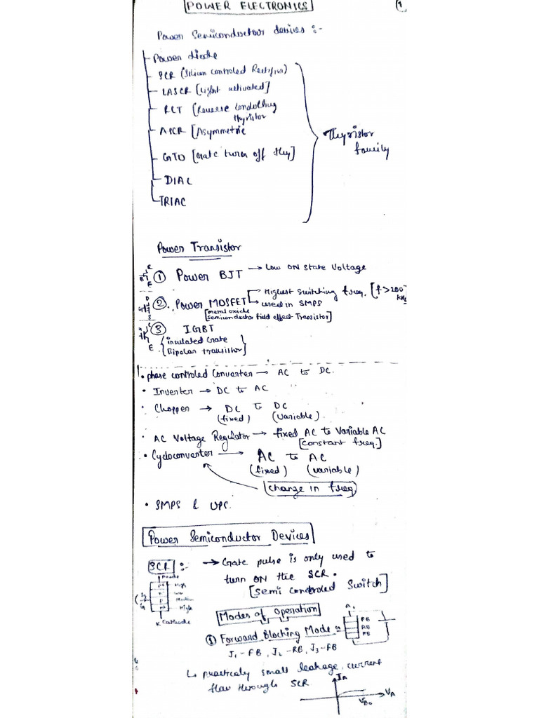 Power Electronics 1 | PDF