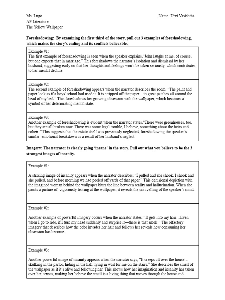 Graphic Organizer for Literary Analysis | PDF | Psychology