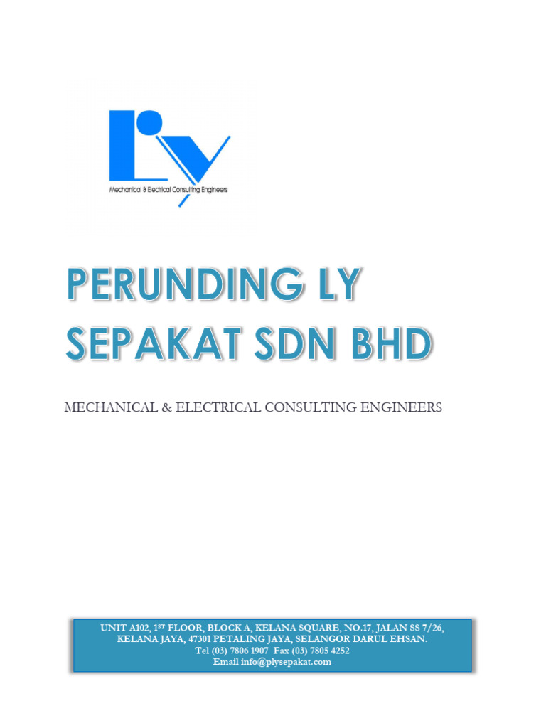 Perunding LY Sepakat Company Profile | PDF