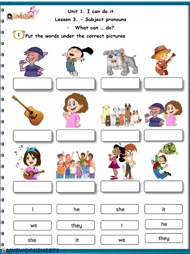 Subject Pronouns | PDF
