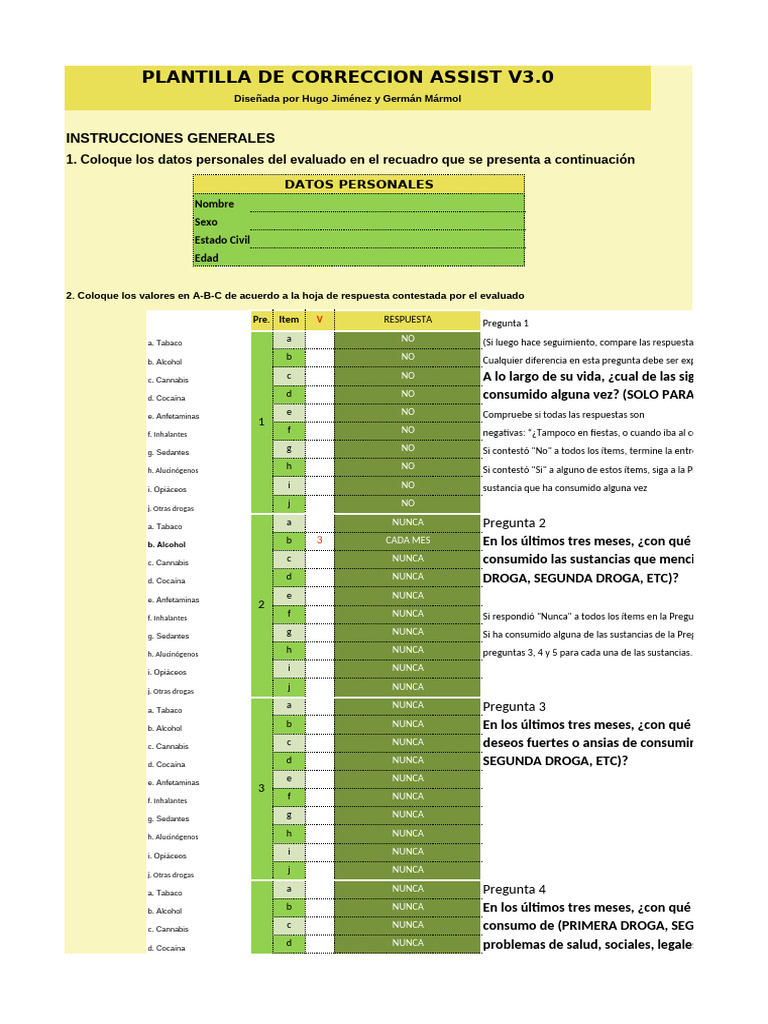 Assist v3.0 Vacio | PDF | Drogas | Cannabis (Droga)