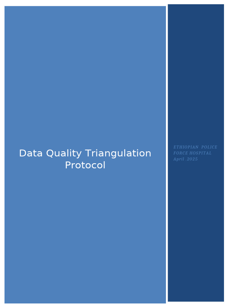 Data Quality Triangulation Protocol | PDF | Methodology | Data