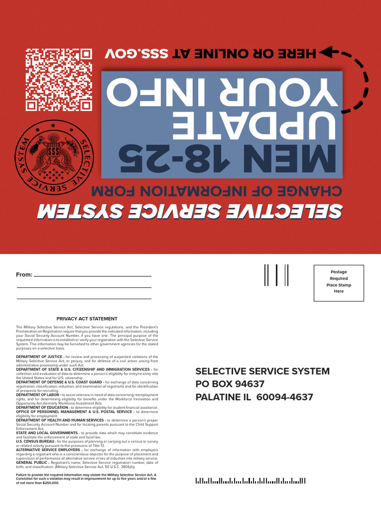 Form 2 Resized 11 3 22 | PDF | Selective Service System | Federal ...
