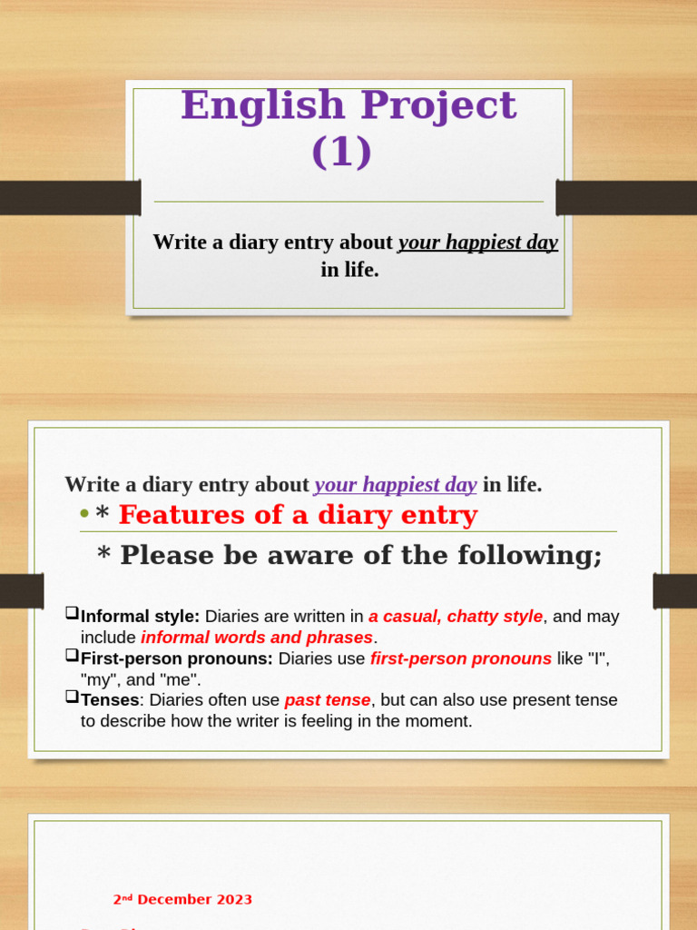 English Project (1) Sem II | PDF