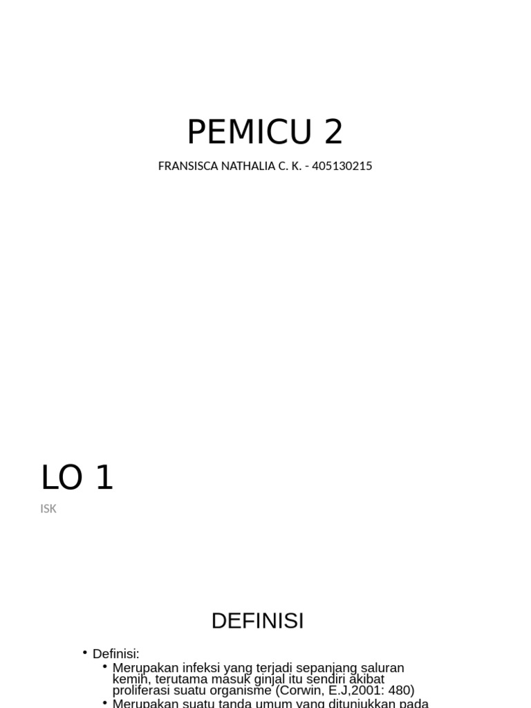 PEMICU 2-Cindy K. | PDF