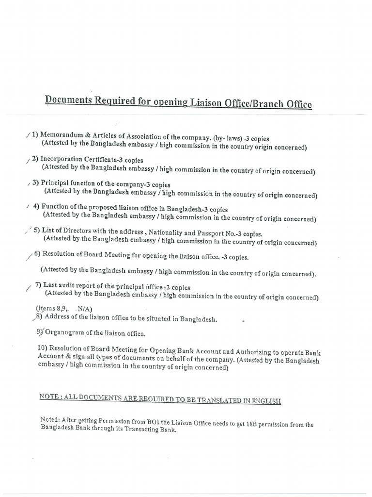 Liaison Office | PDF