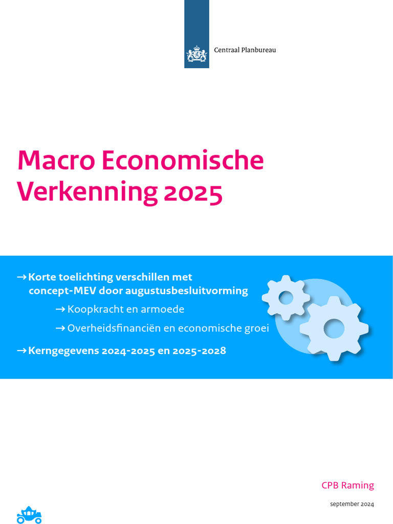 Macro Economische Verkenning 2025 | PDF