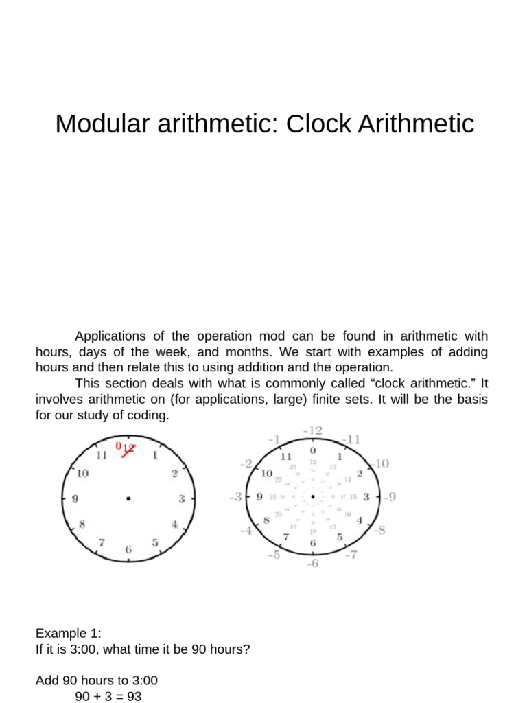 Mlodular Arithmetic and Functions | PDF | Function (Mathematics) | Mathematical Relations