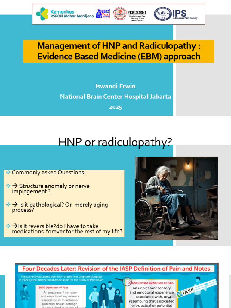 HNP and Radiculopathy Management Guide | PDF | Pain | Chronic Pain
