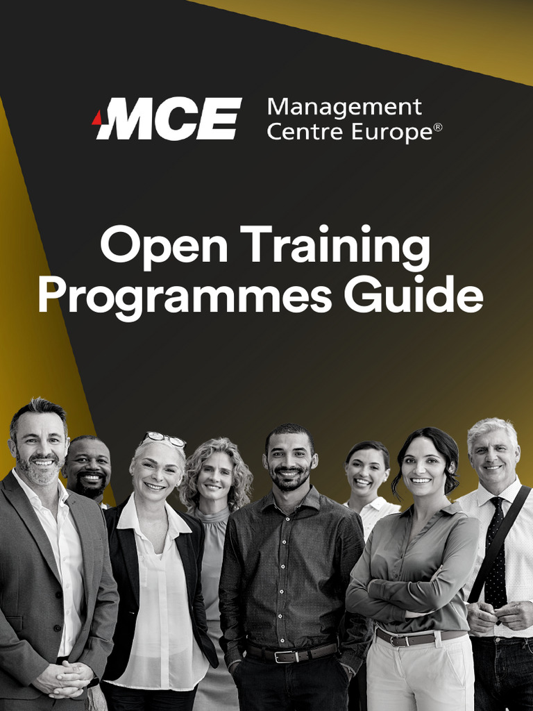 MCE Open Programmes Guide | PDF | Communication | Credibility