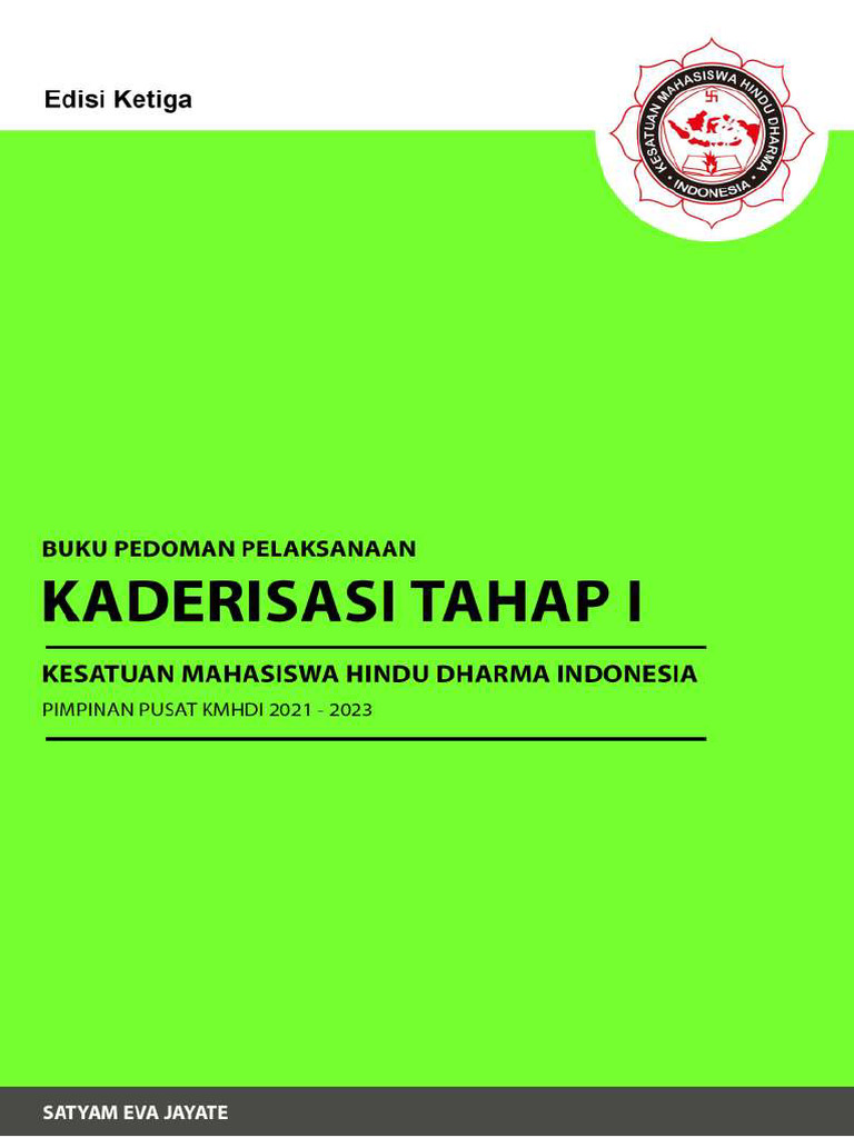 Panduan Kaderisasi KMHDI | PDF