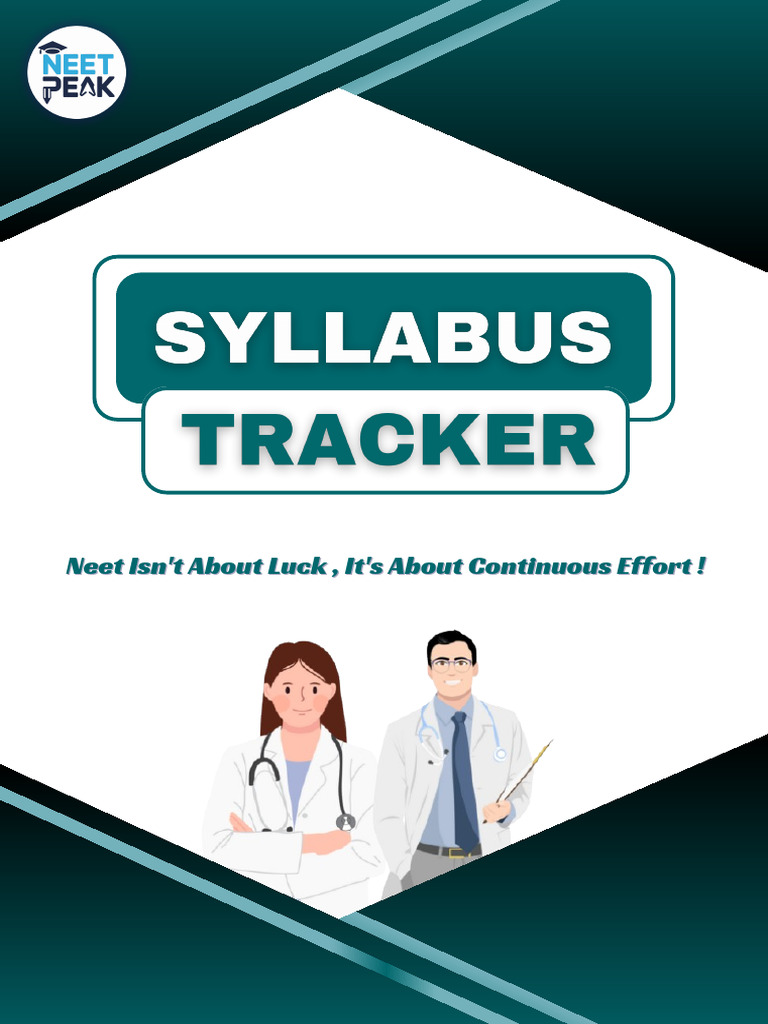 Neet Syllabus Tracker 2025 - 20250108 - 160727 - 0000 | PDF | Heat ...