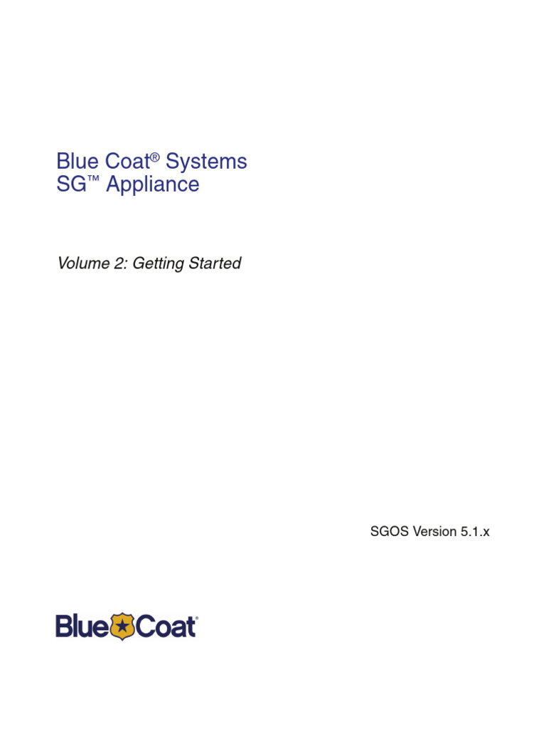 BLUECOAT-SGOS_CMG_5.1.4_2 | PDF | Proxy Server | Command Line Interface