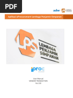 Panduan Pembuatan Akun Inaproc Untuk Penyedia | PDF