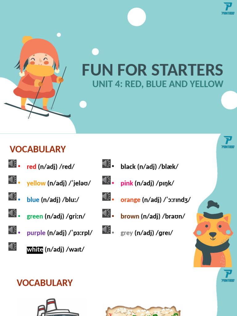 FFS - Unit 04 - Red, Blue and Yellow | PDF