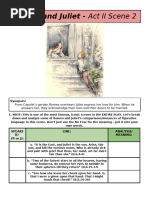 Unit 2-Romeo and Juliet-Modern English Text-Act II, Scene 2 | PDF ...
