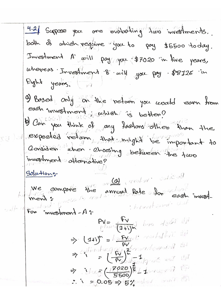 Financial Management Assignment | PDF
