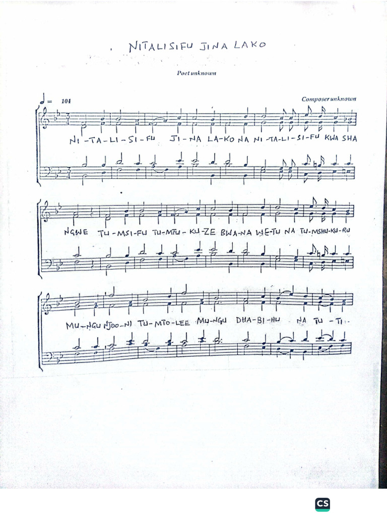 Nitalisifu Jina Lako - Leaflet | PDF