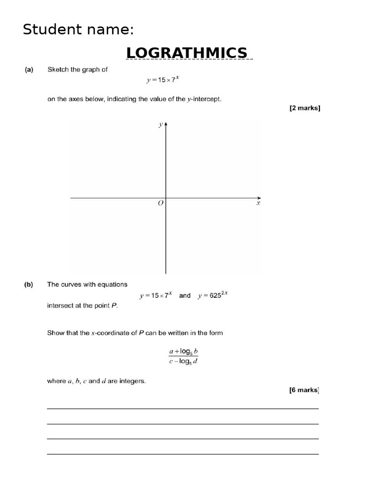 Log 2 Graphs | PDF