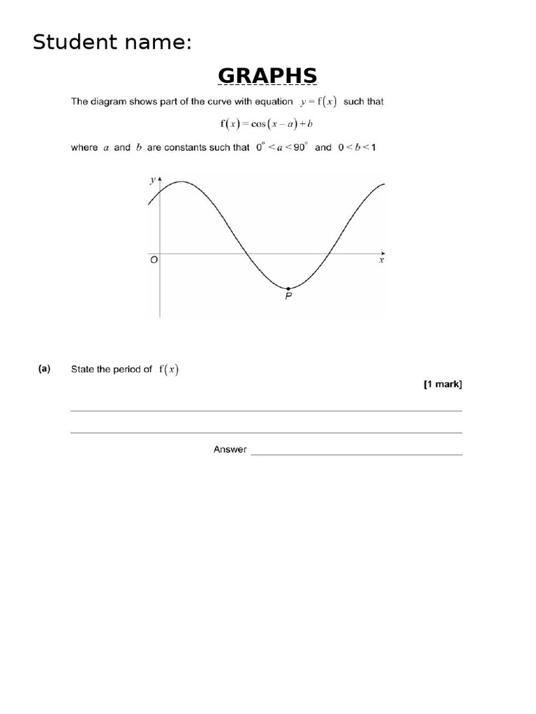 Graphs | PDF