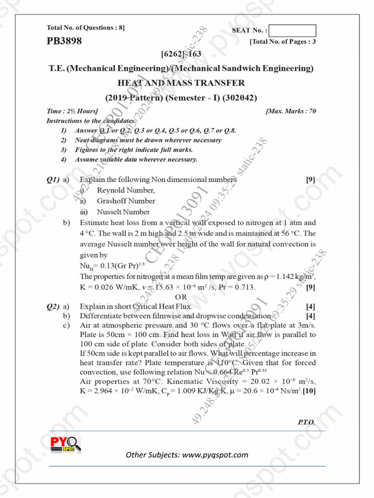HMT Grade Mechanical Endsem Solved Paper May 2024 PyqSPOT | PDF