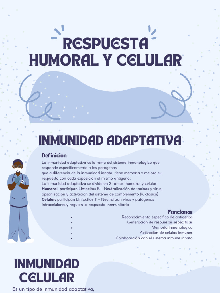 Respuesta Humoral y Celular (1) | PDF | Célula T | Sistema inmune