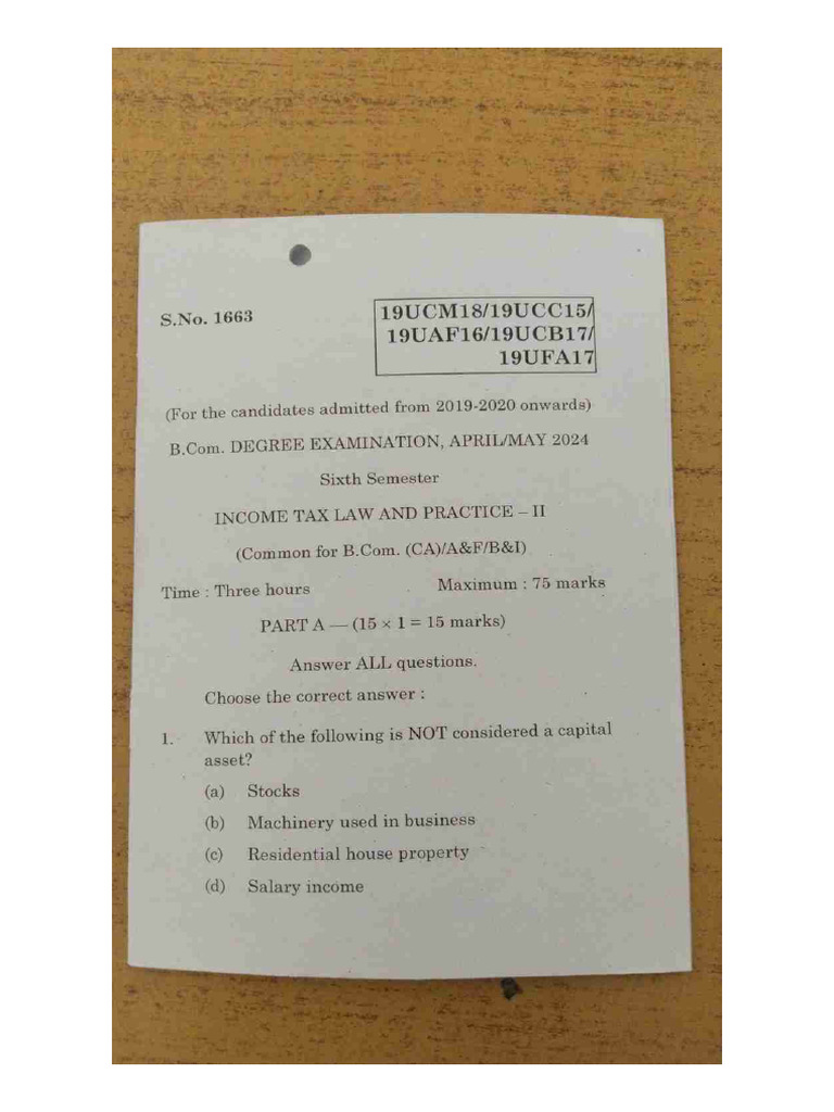 Income Tax 2. 1663 | PDF