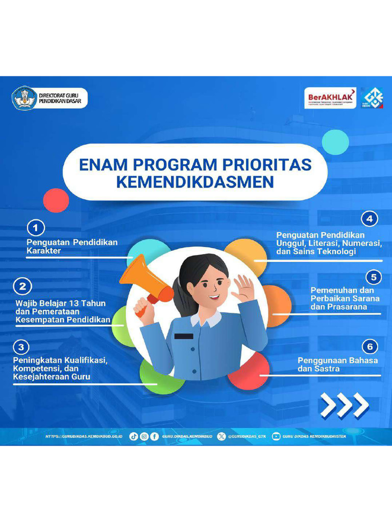 6 prioritas kemendikdasmen (1) | PDF