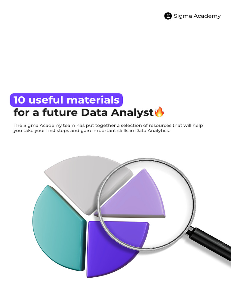 10 Useful Materials For A Future Data Analyst | PDF | Data Analysis | Data