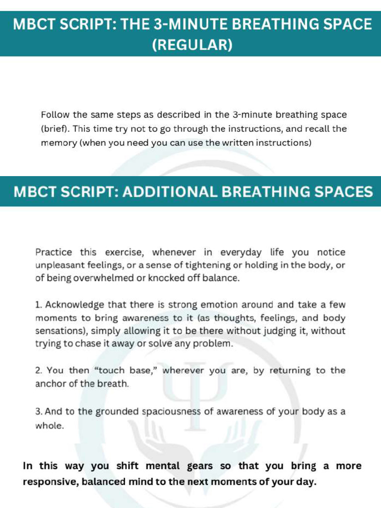 Session 4 Mindful Walking | PDF