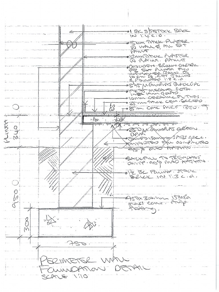 Drawings Foundation Details | PDF