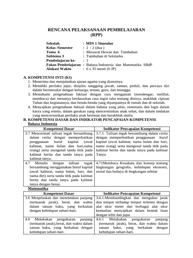 Rpp Tema 6 Sup Tema 1,2,3,4 | PDF