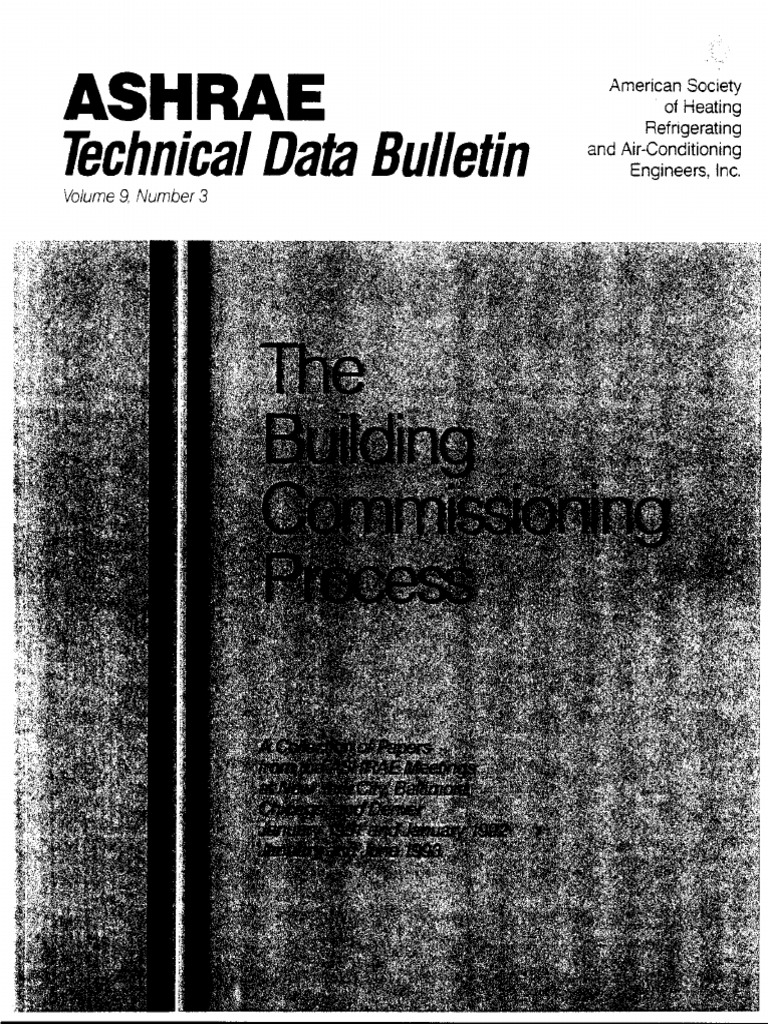 Ashrae Building Commissioning Process | PDF