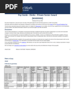 Cleaning Services Award Ma000022 Pay Guide | PDF | Overtime | Shift Work