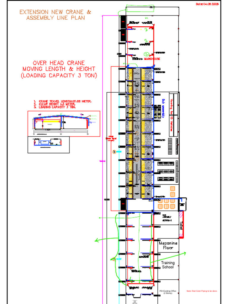 PDI Office Training Facility Layout | PDF | Pipe (Fluid Conveyance ...