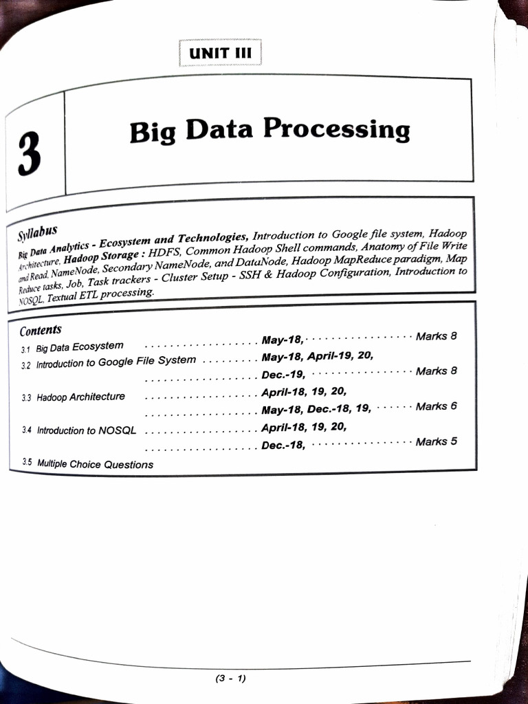DSBDA Unit 3 (1) | PDF