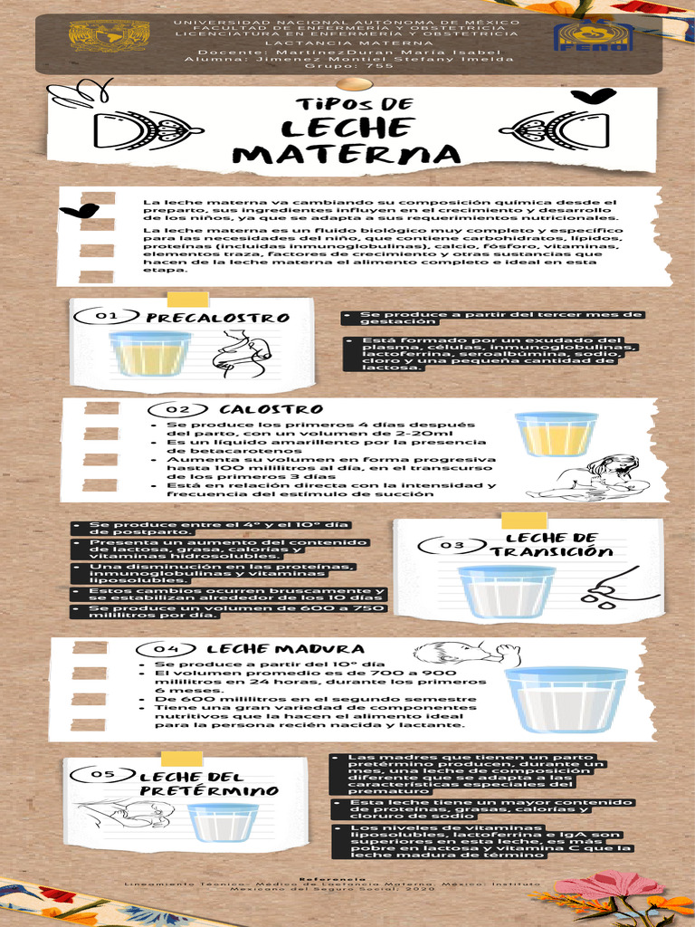 Tipos de leche materna_ | PDF | Leche | La leche materna
