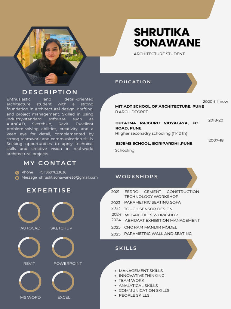 Shrutika Sonawane Resume | PDF | Cognition