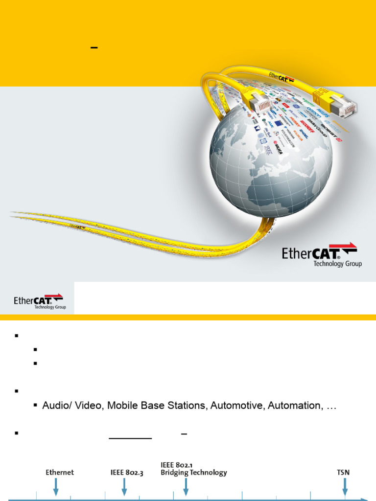 EtherCAT and TSN Presentation | PDF | Information And Communications Technology | Internet ...