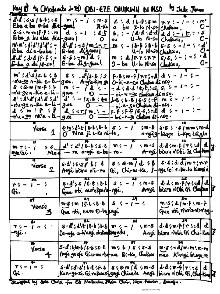 Obi Eze Chukwu Dị Nso | PDF