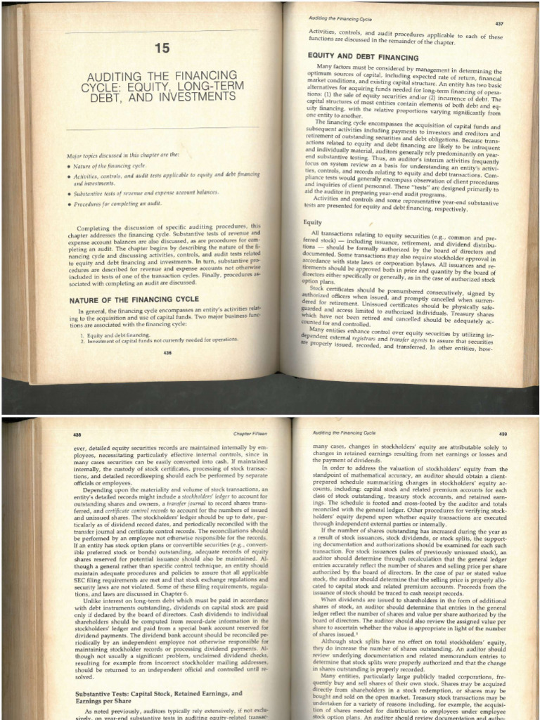 Audit CH15 David Ritchie | PDF