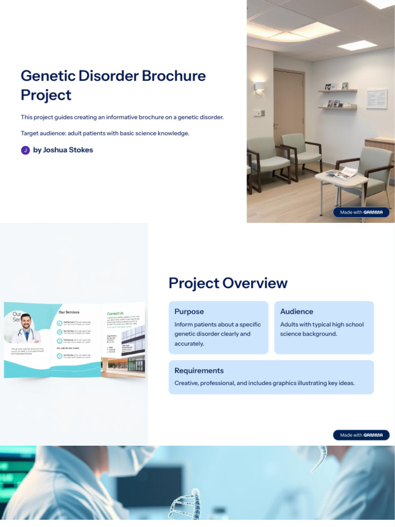 Genetic Disorder Brochure Project | PDF