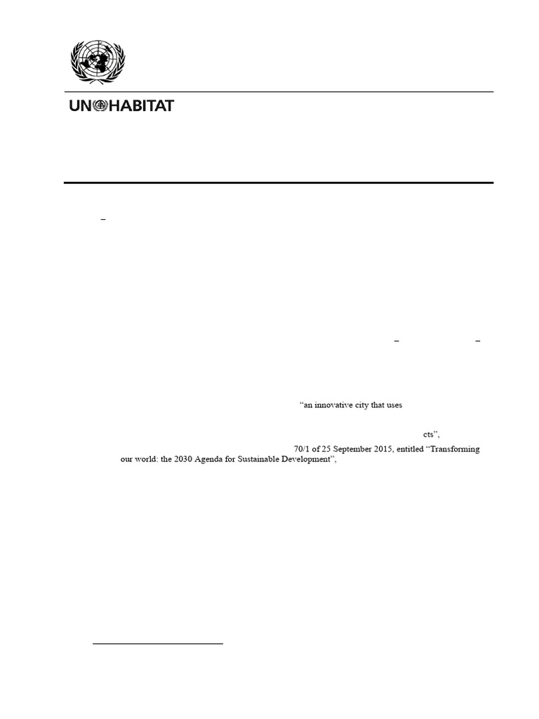 UN Guidelines for People-Centered Smart Cities | PDF | United Nations ...