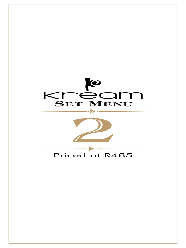 Kream Set Menu 2 April 2025 Price | PDF