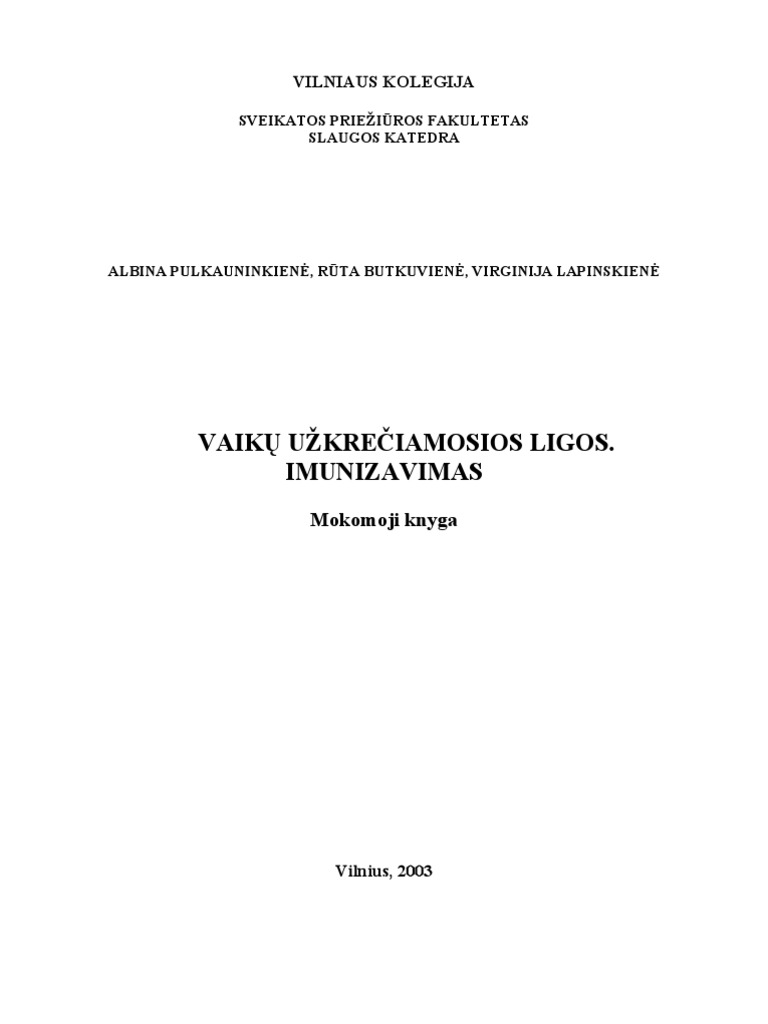 Uzkreciamos Ligos | PDF