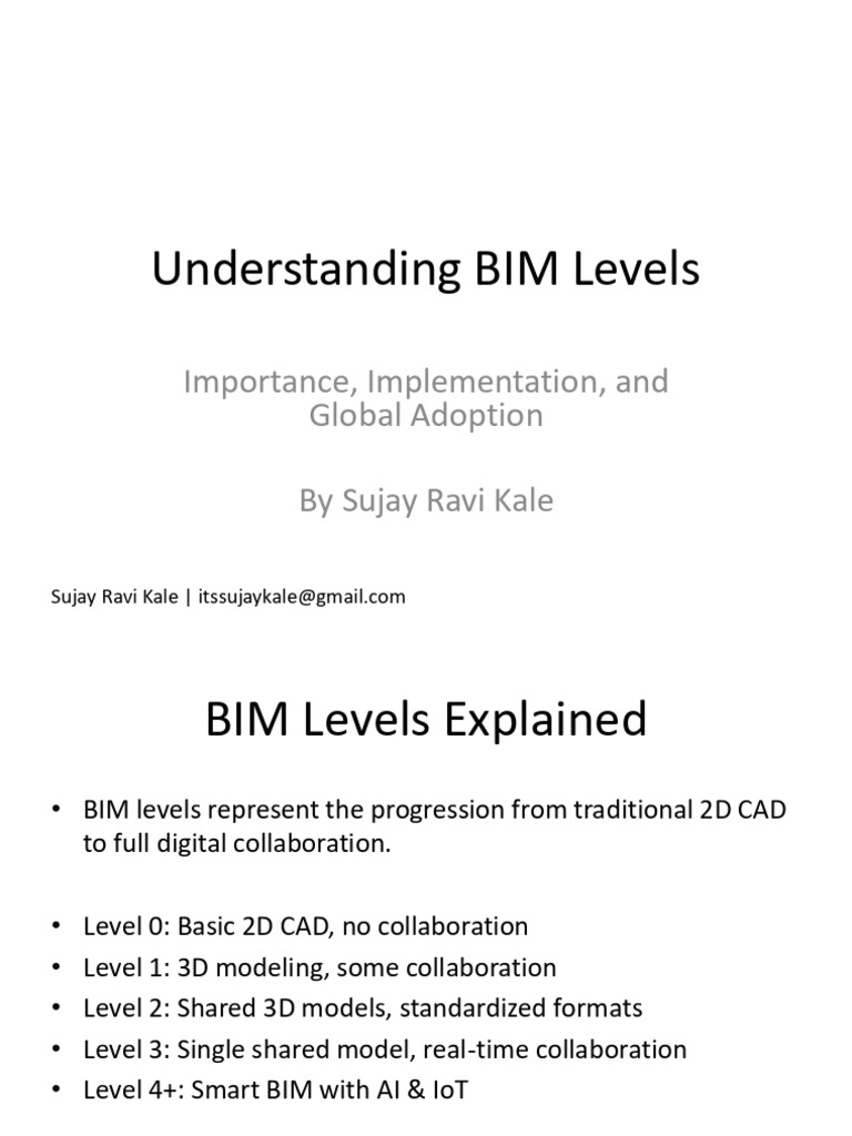 Understanding BIM Levels 1741258884 | PDF