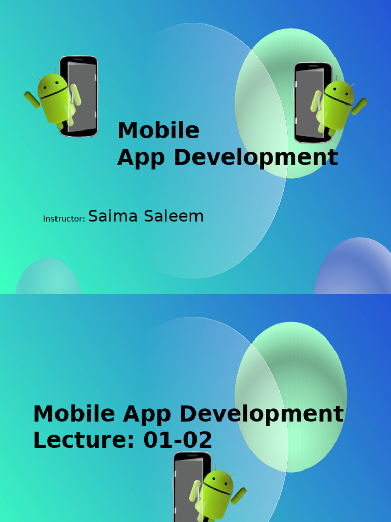 Mobile App Development | PDF | Mobile App | Operating System